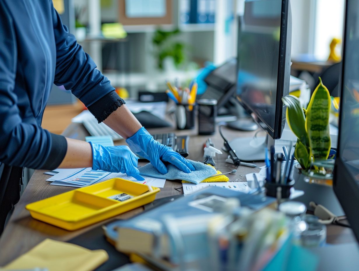 How to Sanitise Shared Office Desks - Ensuring a Germ-Free Workspace